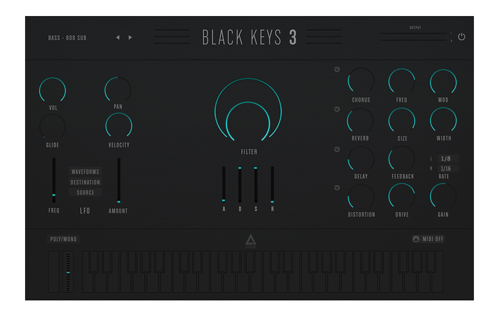Black Keys 3 Lite – Lfoaudio